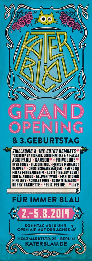 FÜR IMMER BLAU Der Kater feiert die offizielle Eröffnung | Groove
